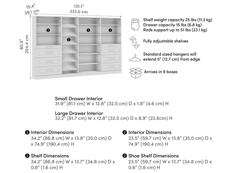 Custom Closet Cabinets for Apartment & Hospitality Projects - SUMMIT